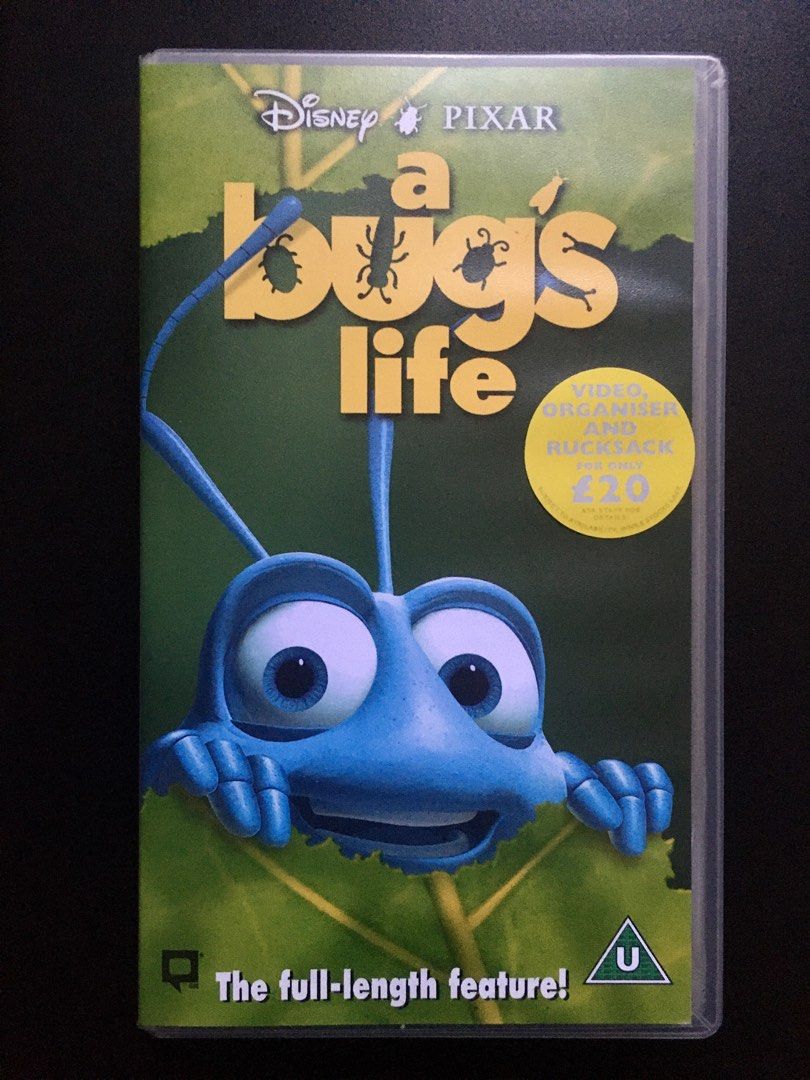 VHS - A Bug's Life (1998) (VHS Tape / Video Tape), Hobbies & Toys, Music & Media, CDs & DVDs on ...