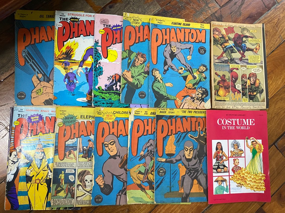 VINTAGE 10 PCS PHANTOM COMICS - Preloved / Used - Selling As Is - Plus ...