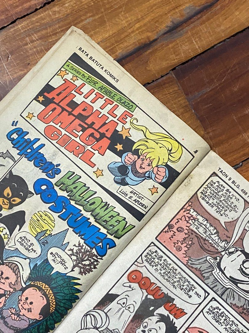 Vintage Tagalog Komiks BATA BATUTA SAMPERANG TUWA 5 Star Komiks Funny ...