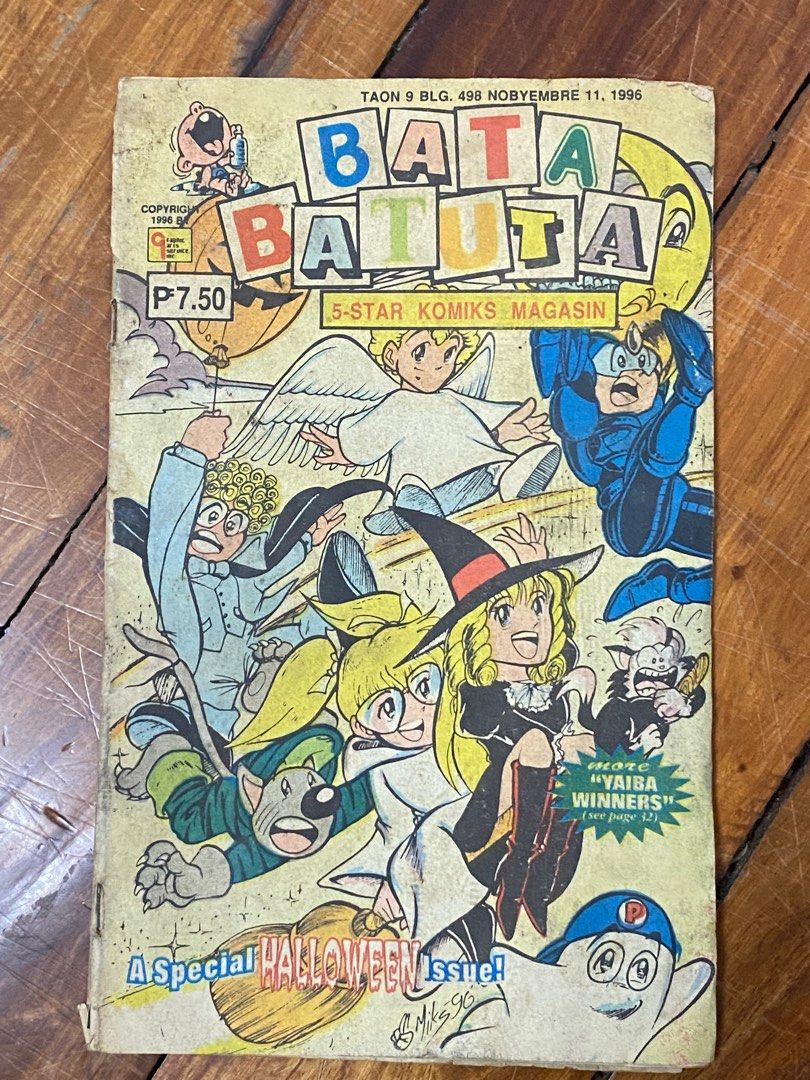 Vintage Tagalog Komiks BATA BATUTA SAMPERANG TUWA 5 Star Komiks Funny ...