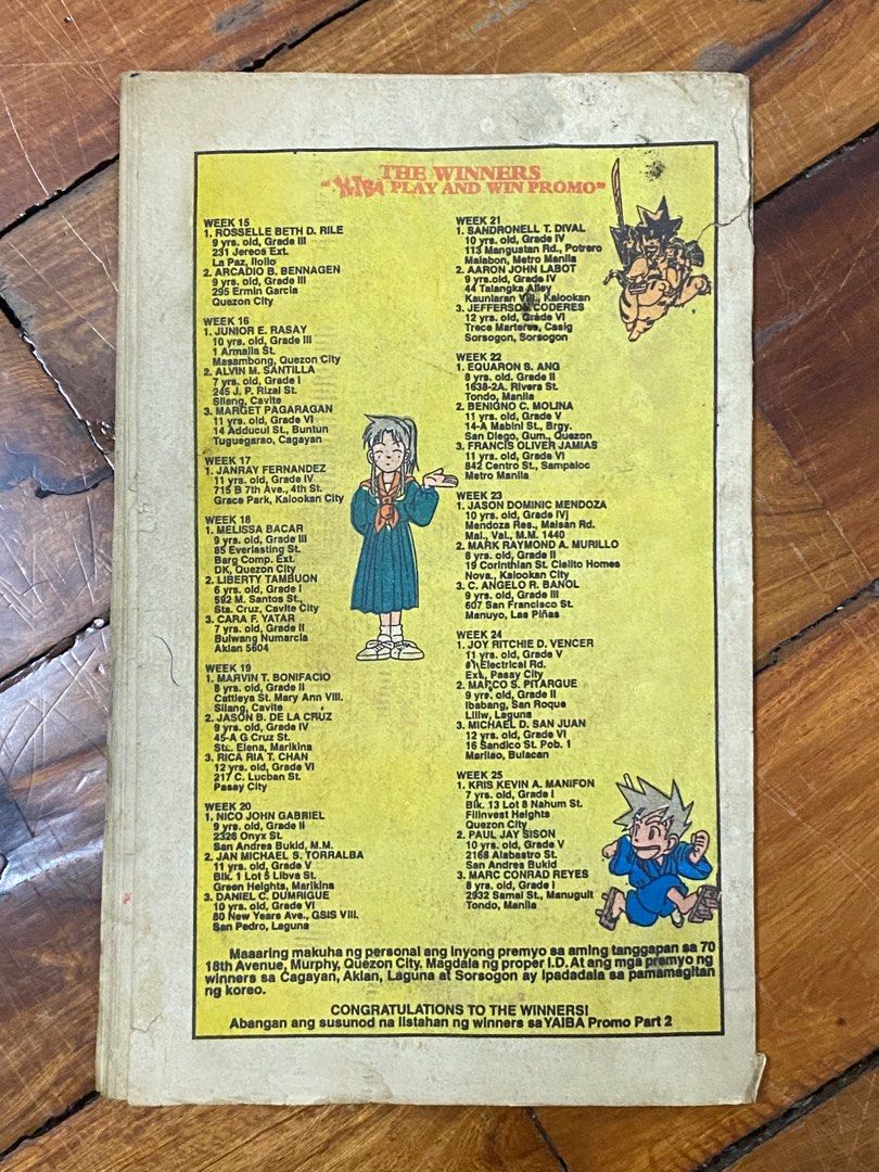 Vintage Tagalog Komiks BATA BATUTA SAMPERANG TUWA 5 Star Komiks Funny ...