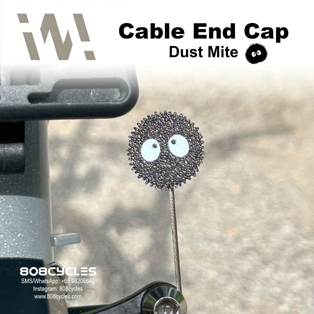 WHAM Design - Cable End Cap (Dust Mite), Sports Equipment, Bicycles ...