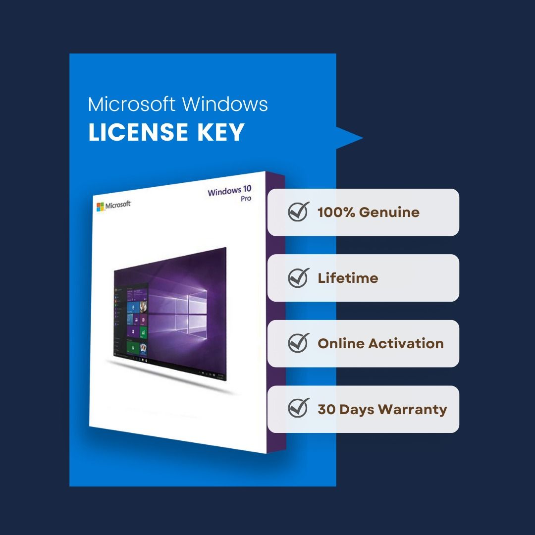 Windows 10 Pro Digital License Key, Computers & Tech, Parts ...