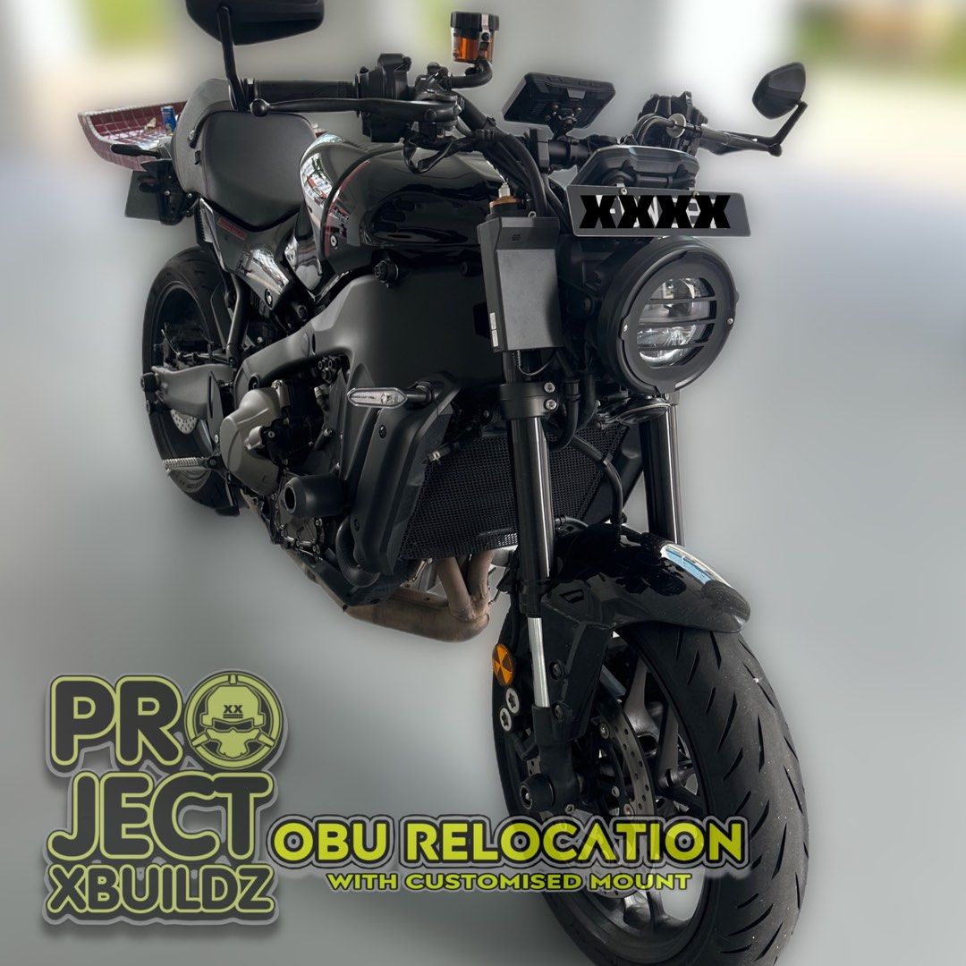 Yamaha XSR 900 XSR 155 OBU Relocation, Motorcycles, Motorcycle ...