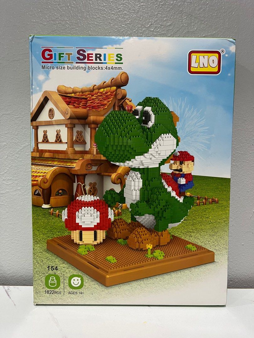Yoshi & Mario Nano Bricks, Hobbies & Toys, Toys & Games on Carousell