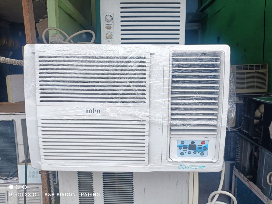 2HP KOLIN INVERTER, WINDOW TYPE AIRCON, TV & Home Appliances, Air ...