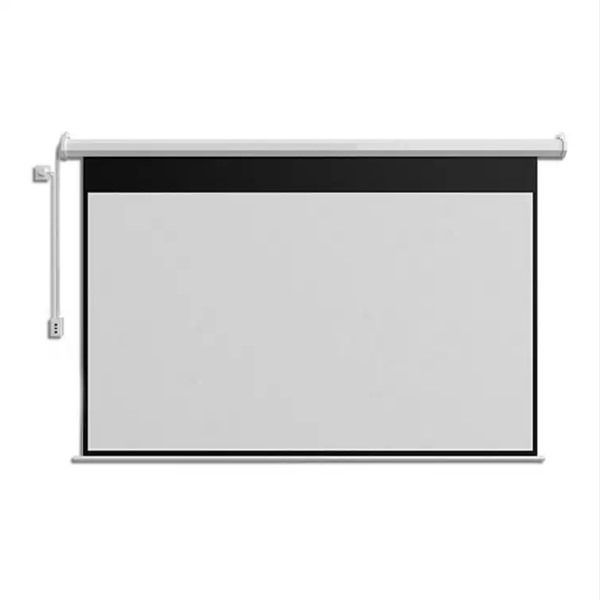 72 inch Motorized screen projection 4:3 Projector Screen Wall Mounted ...