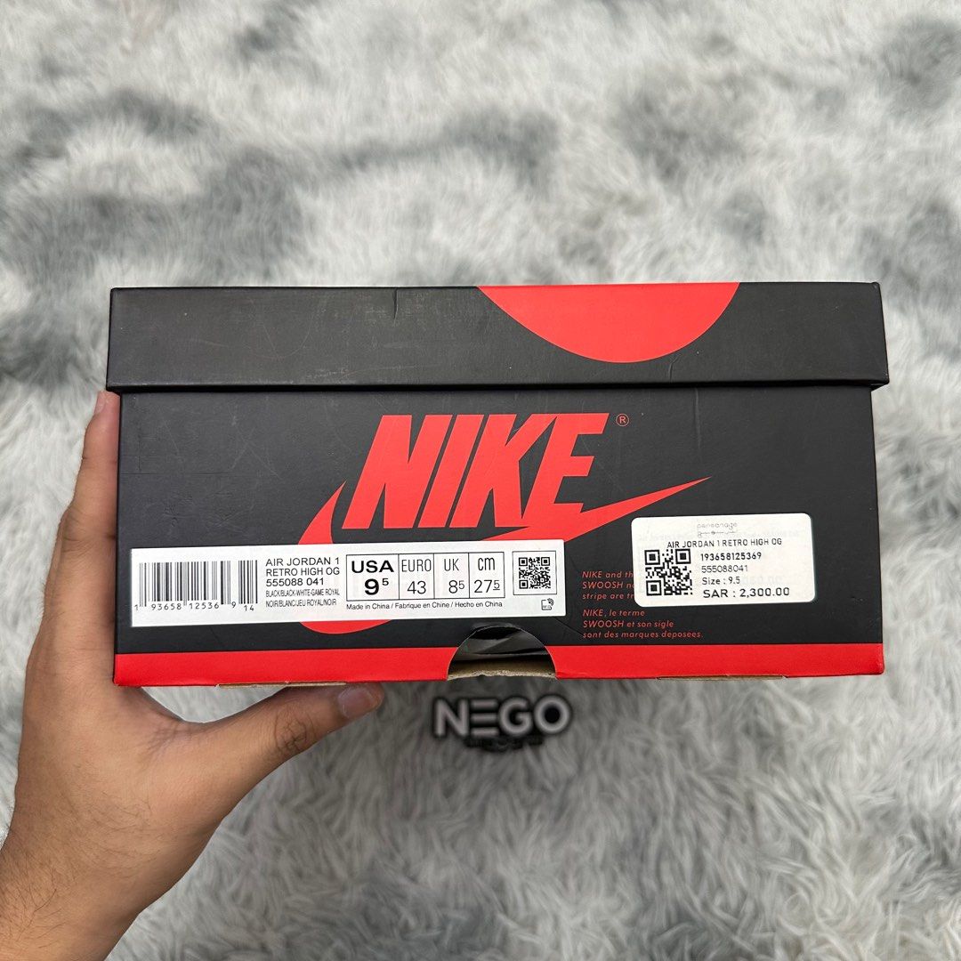 9.5US J1 High Royal Toe, Men's Fashion, Footwear, Sneakers on Carousell
