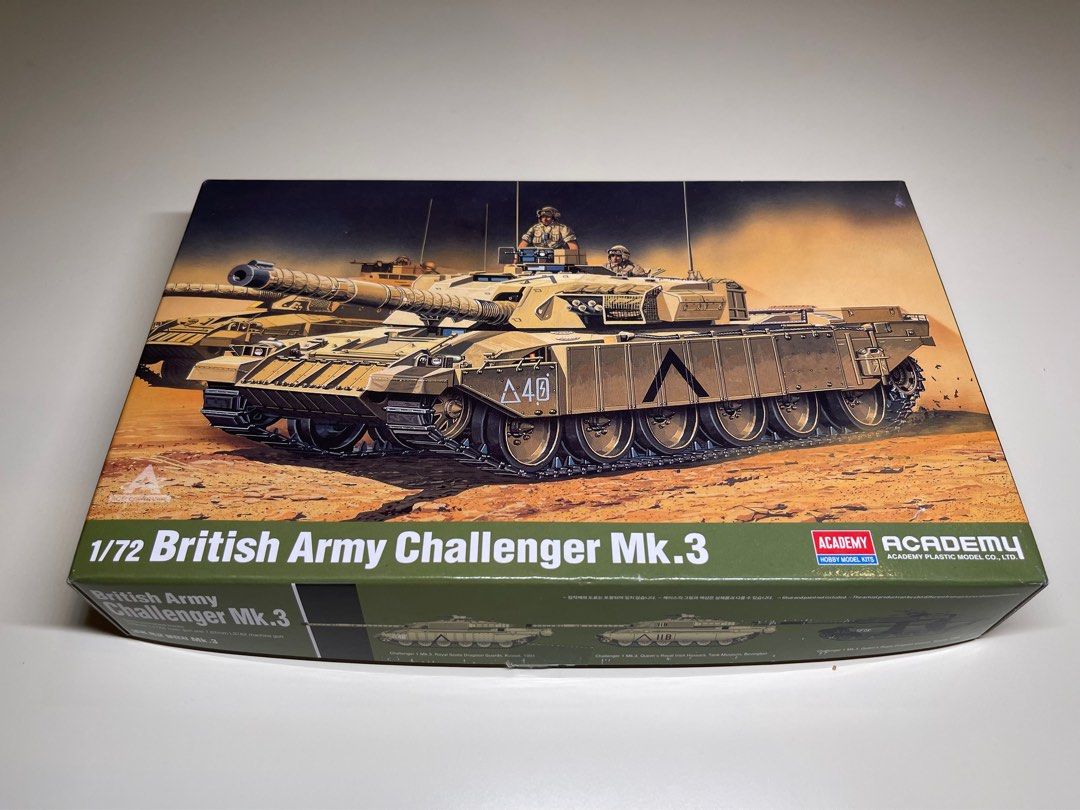 Academy 1/72 scale Challenger Mk.3 Tank Model Kit, Hobbies & Toys, Toys ...