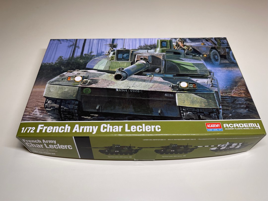 Academy 1/72 scale Char Leclerc Tank Model Kit, Hobbies & Toys, Toys ...