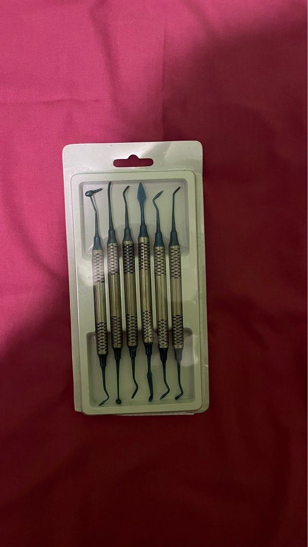 Alat tambal komposit set plastik plastis composite filling instrument ...