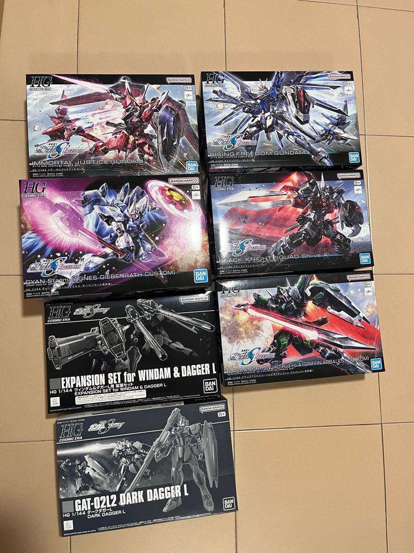 Assorted Gunpla Gundam MG HG RG, Hobbies & Toys, Toys & Games on Carousell