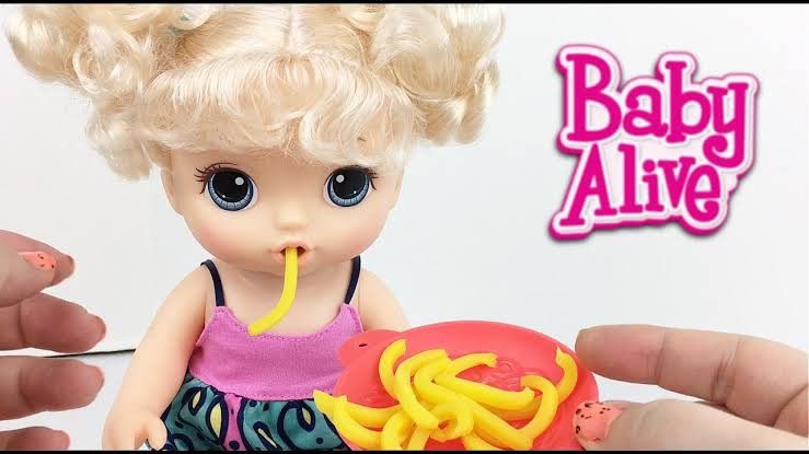 Baby Alive Snackin Noodles Bisa Makan Mie Playdough dan Poop Playdoh ...