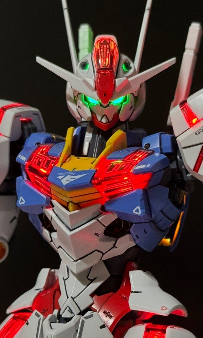 BANDAI FM Aerial Gundam KOSMOS LED hg, Hobbies & Toys, Toys & Games on ...