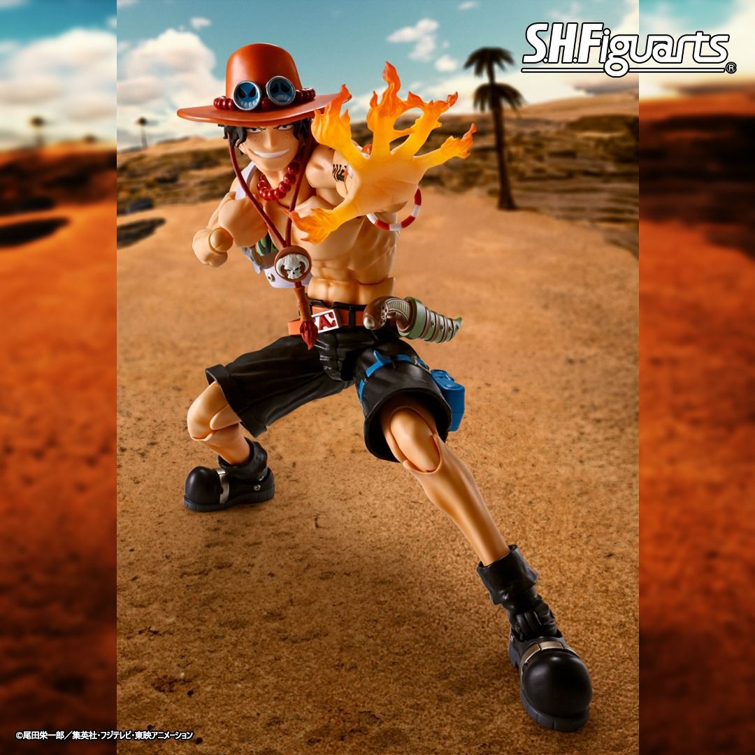 Bandai S.H.Figuarts - SHF Portgas D Ace - Fire Fist - One Piece ...