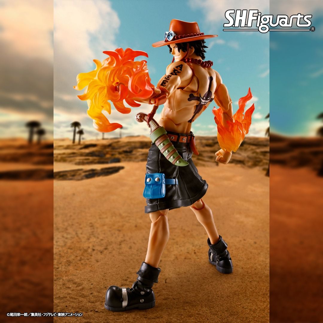 Bandai S.H.Figuarts - SHF Portgas D Ace - Fire Fist - One Piece ...