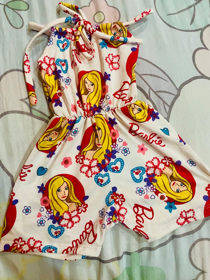 Barbie Romper, Babies & Kids, Babies & Kids Fashion on Carousell