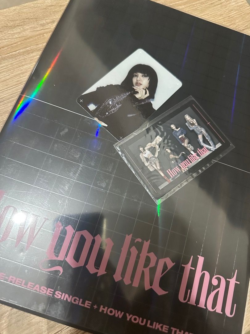Blackpink How You Like That Album [UNSEALED-Complete inclusions] Lisa ...