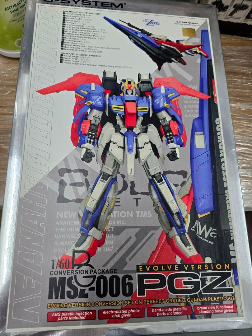 (Resin Model Kits) Brand new G-System conversion kit of 1/60 MSZ-006 Perfect Grade Z Gundam ...