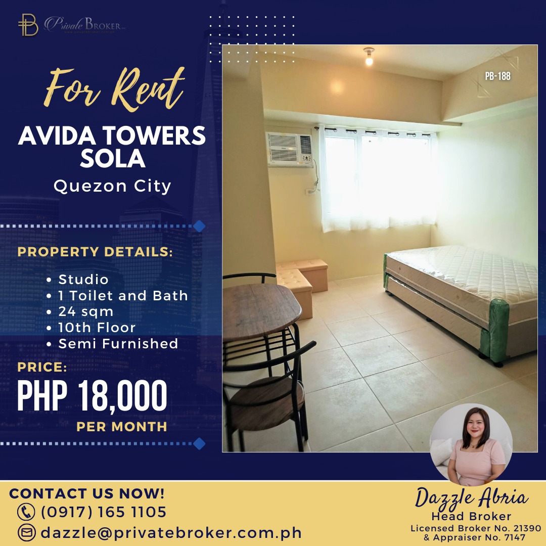 Brand New Studio Unit at Avida Towers Sola, Property, Rentals ...