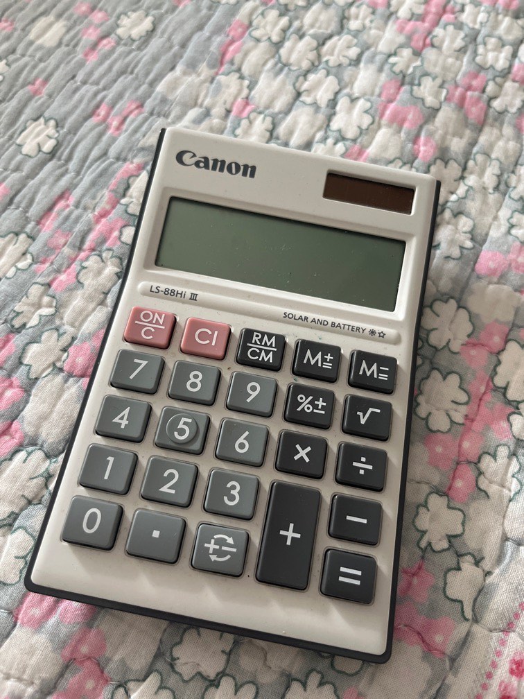 Canon calculator LS 88Hi, Hobbies & Toys, Stationery & Craft ...