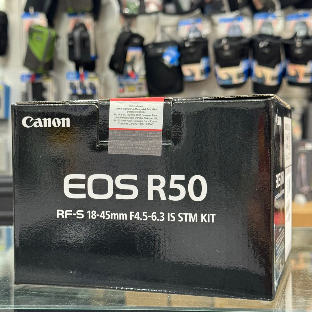 Canon EOS R50 Kit (RF-S 18-45mm Lens) White Color Free 64Gb Card, Bag ...