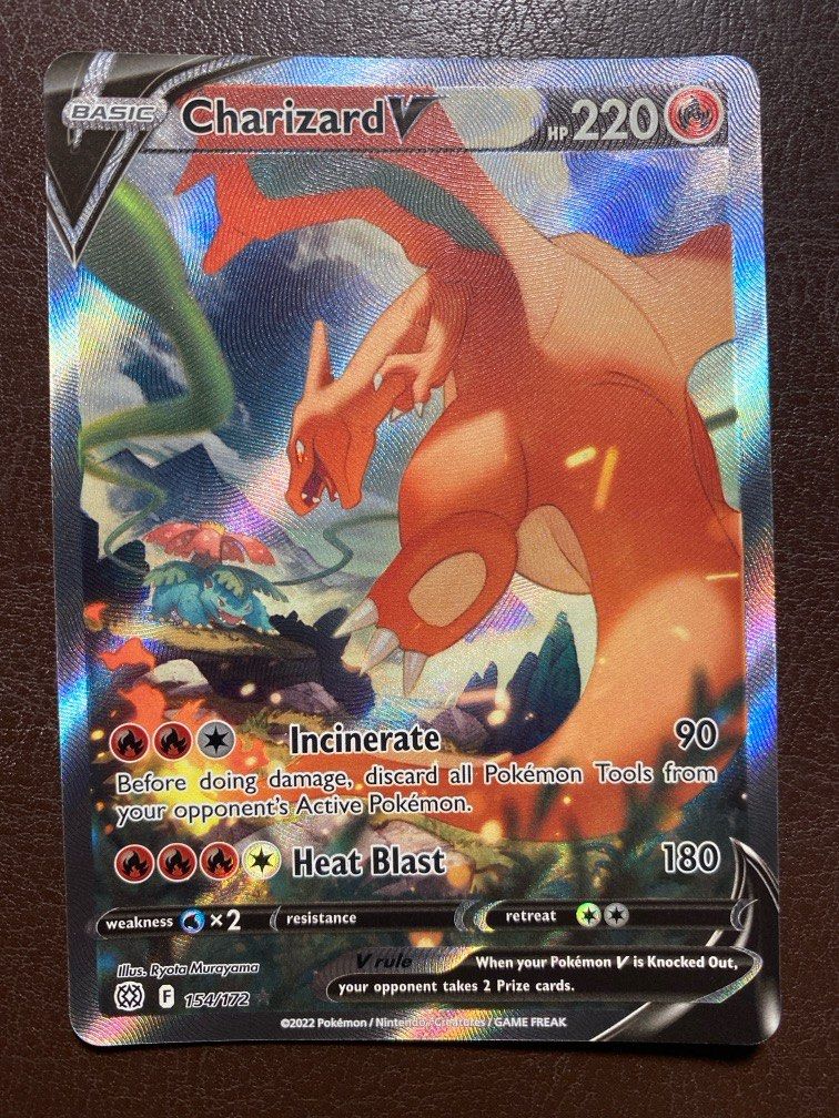 Charizard v alternate art aa 154 Pokémon card, Hobbies & Toys, Toys ...