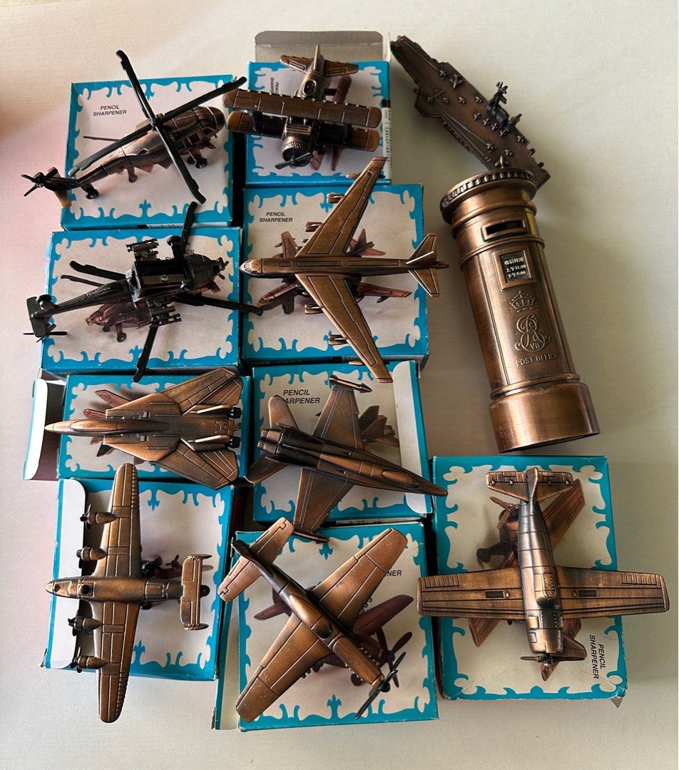 COLLECTABLE VINTAGE Die Cast Miniature Pencil Sharpeners, Hobbies ...