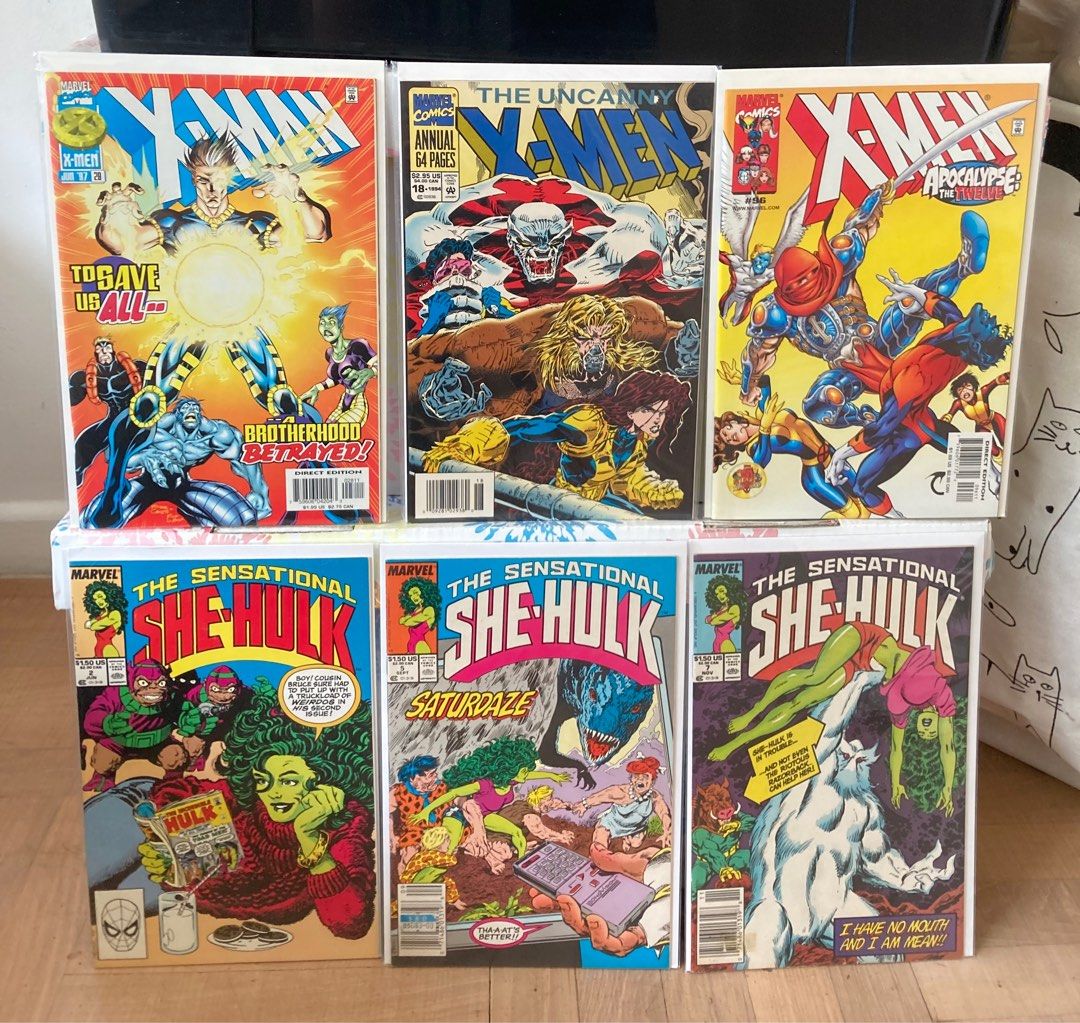 Comic sets ( spiderman , x-men , rom , silver surfer , iron man ...