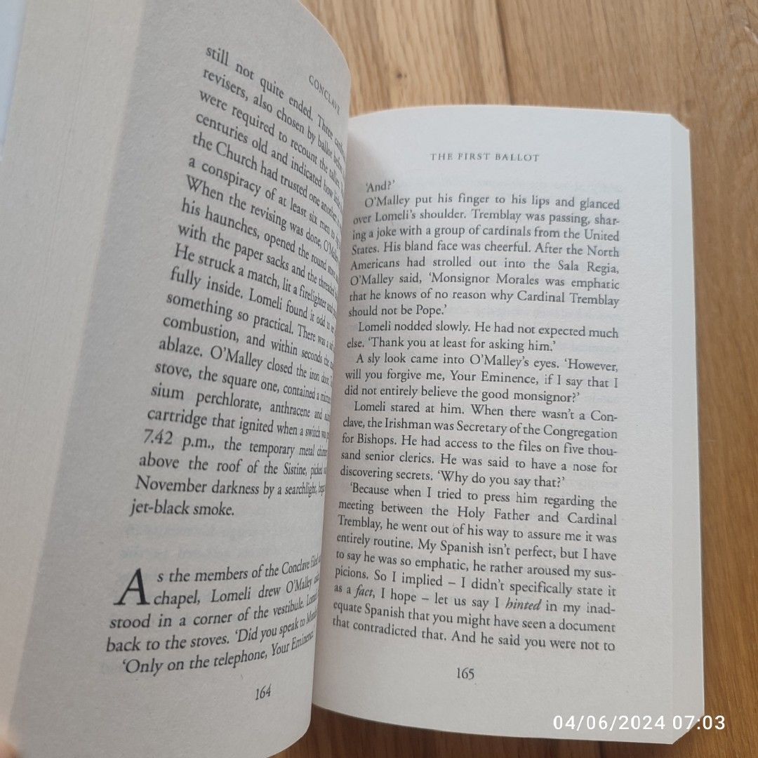Conclave - Robert Harris, Hobbies & Toys, Books & Magazines, Storybooks ...