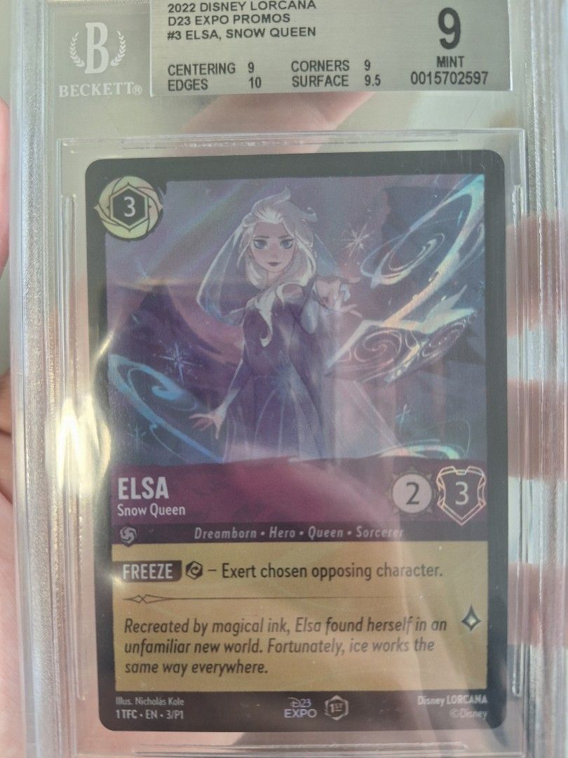 D23 Disney Lorcana Elsa, Hobbies & Toys, Toys & Games on Carousell