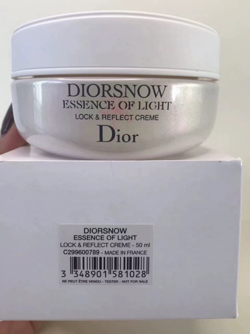 Dior DIORSNOW ESSENCE OF LIGHT cream 迪奧雪凝亮白乳霜50ml 簡裝白盒 香港專櫃, 美容＆個人護理 ...
