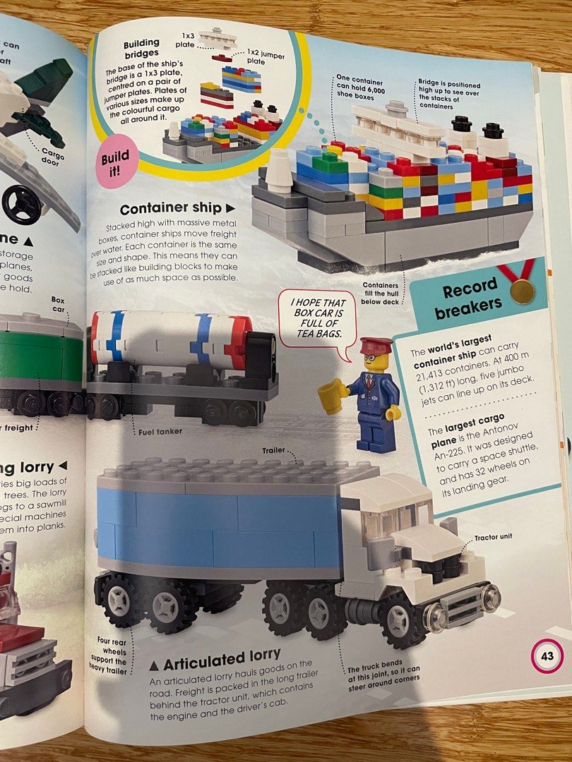 DK Lego Models book Amazing Vehicles, Hobbies & Toys, Books & Magazines ...