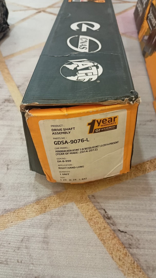 Drive Shaft for Axia / Bezza, Auto Accessories on Carousell
