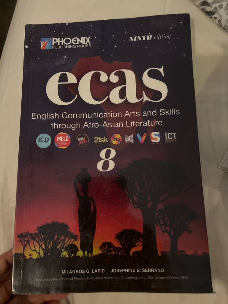 ECAS English Communication Arts and Skills through Afro- Asian Literature Grade 8, Hobbies ...