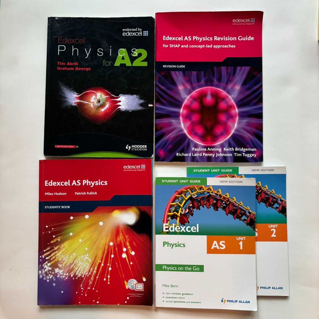 Edexcel AS Physics Student's Book, Revision Guide, Unit Guide 1&2 ...