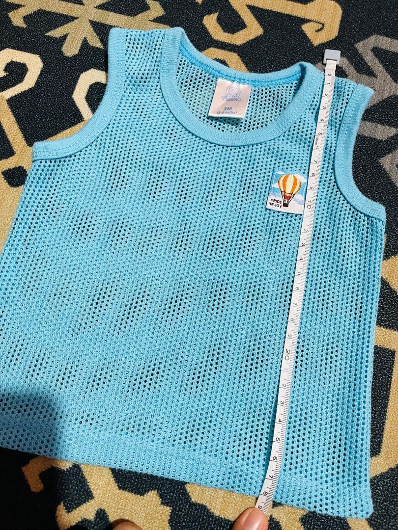 Eyelet Baby Singlet, Babies & Kids, Babies & Kids Fashion on Carousell