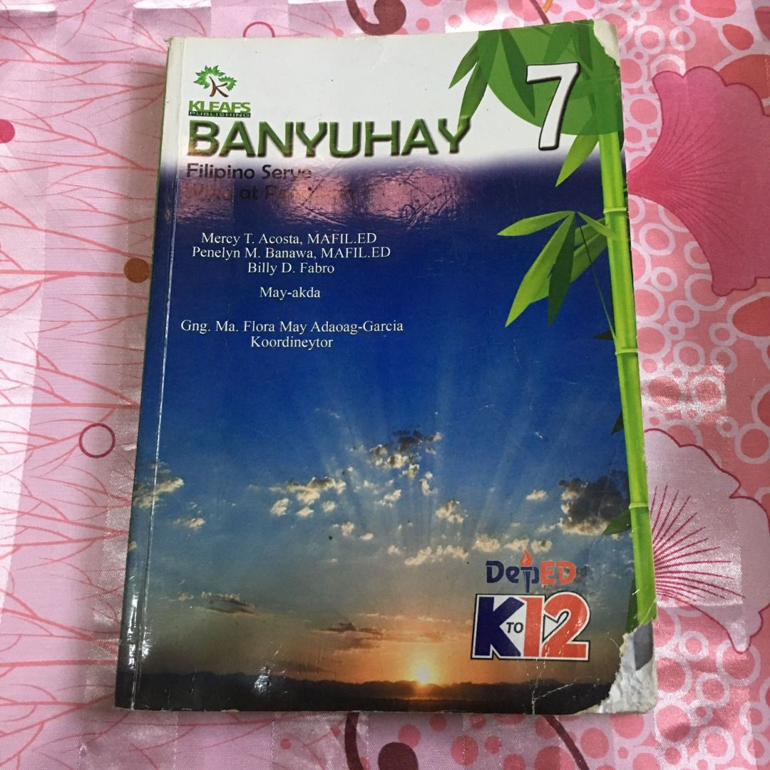 FILIPINO 7 Kleafs Banyuhay Filipino Serye Wika at Panitikan, Hobbies ...