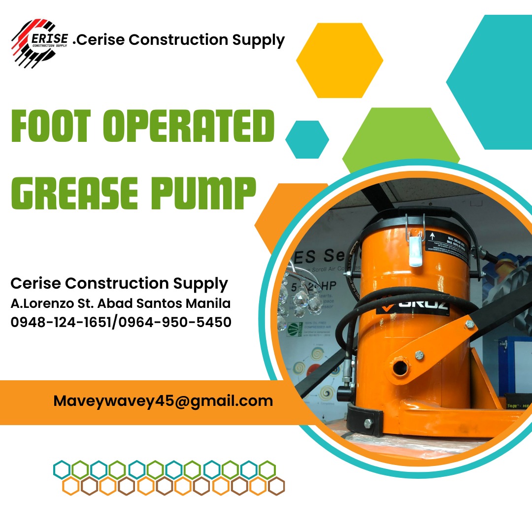 Foot Operated Grease Pump, Commercial & Industrial, Construction Tools ...