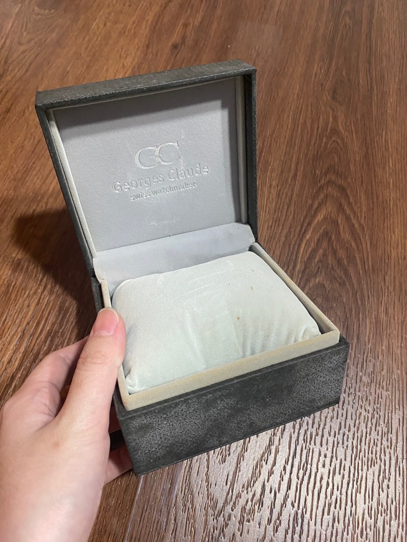 GEORGES CLAUDE Watch Box Kemasan Packaging Jam Tangan Pria, Fesyen Pria ...