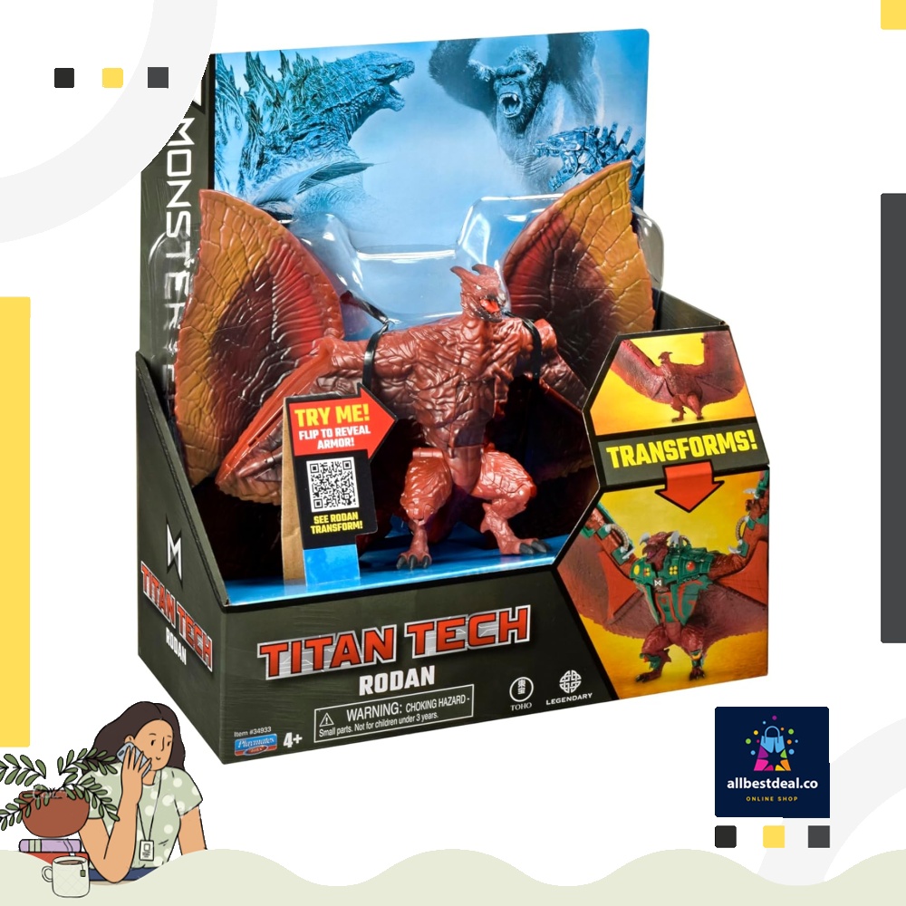 Godzilla Monsterverse Titan Tech Rodan, Hobbies & Toys, Toys & Games on ...