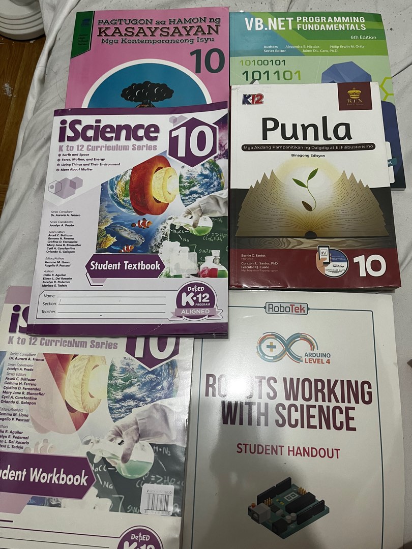 GRADE 10 BOOKS 400 EACH/ SET, Hobbies & Toys, Books & Magazines, Textbooks on Carousell