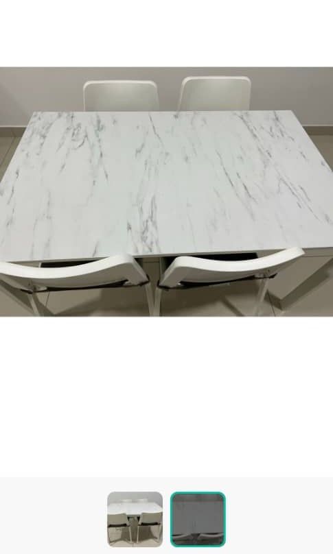 IKEA Dining table set, Furniture & Home Living, Furniture, Tables ...