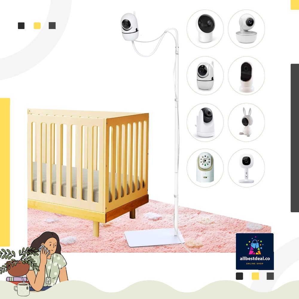 Infant Gadgets Baby Monitor Floor Stand Holder Compatible with Infant ...