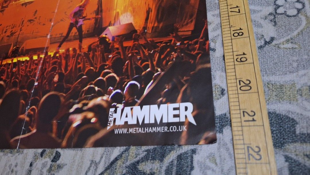 Iron Maiden Metal hammer poster, Hobbies & Toys, Music & Media, Music ...