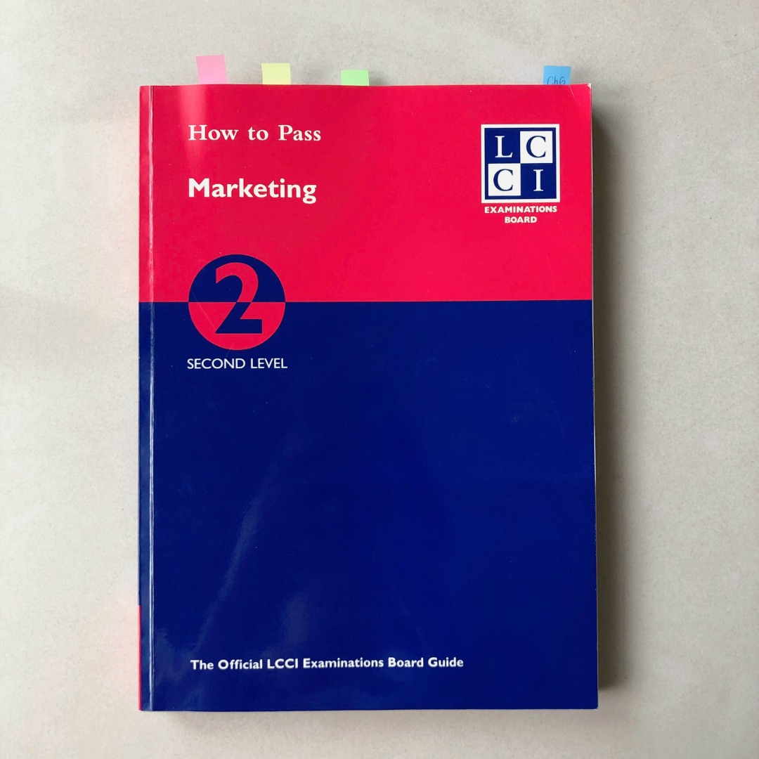 『參考書』LCCI How to pass Marketing (second level) 國際行銷證照2級檢定書, 書籍、休閒與玩具, 書本及雜誌, 教科書、參考書在旋轉拍賣