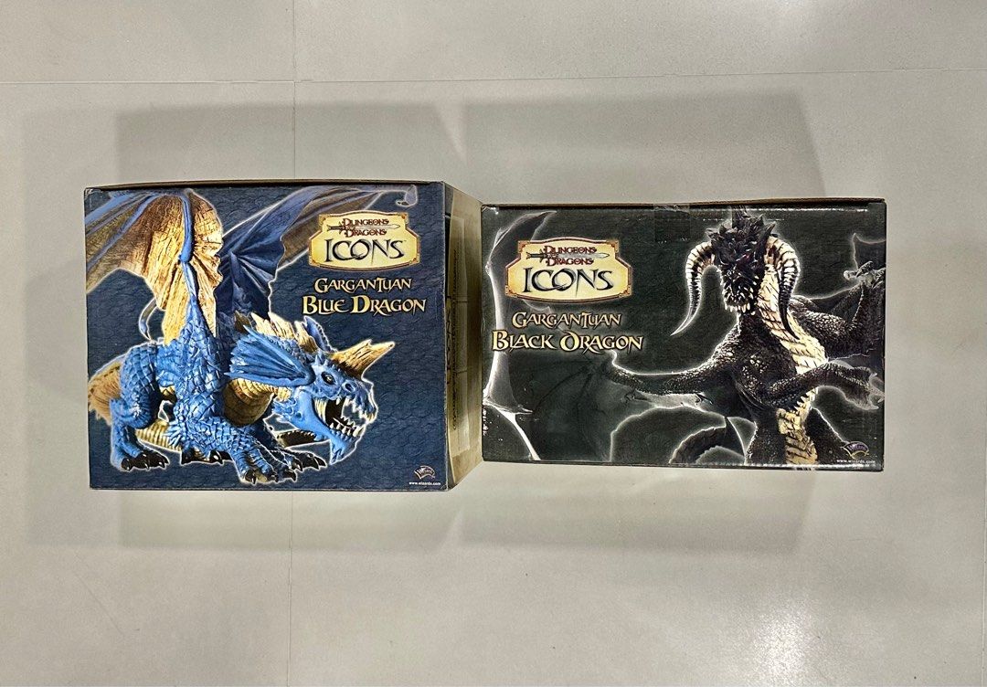 Limited Edition Dungeons and dragons Icons Gargantuan Blue Dragon ...