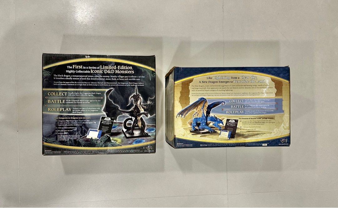 Limited Edition Dungeons and dragons Icons Gargantuan Blue Dragon ...