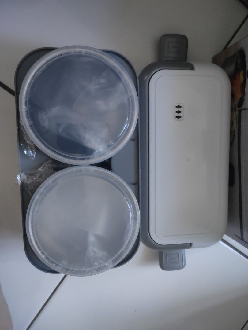 Locknlock electric lunch box 1.1 Liter, Kitchen & Appliances di Carousell