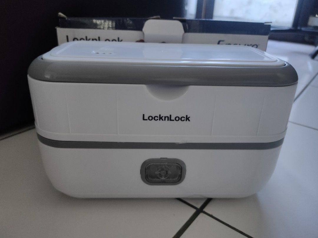 Locknlock electric lunch box 1.1 Liter, Kitchen & Appliances di Carousell